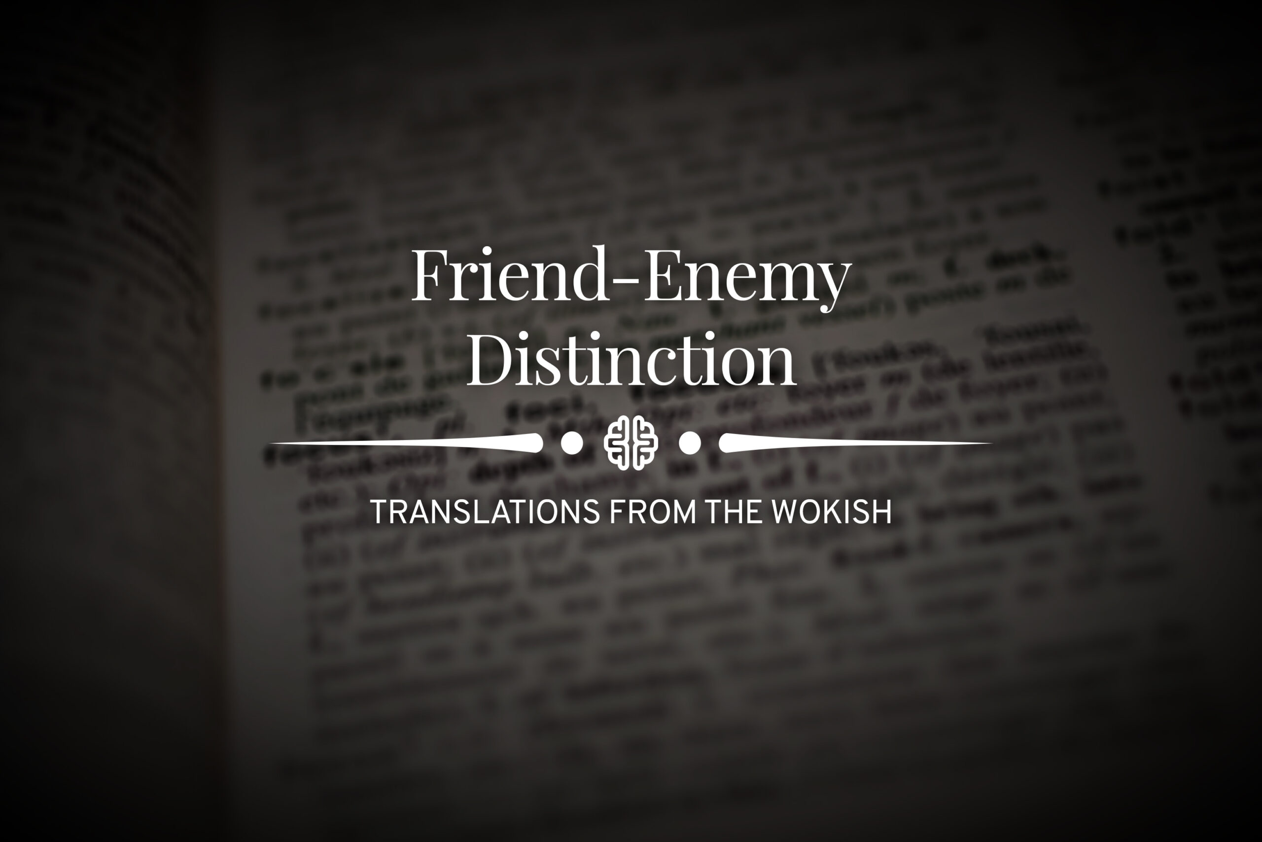 Friend-Enemy Distinction - New Discourses